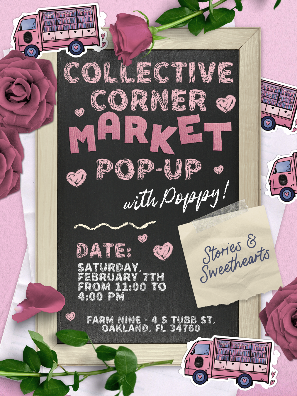 Collective Corner Market: Stories & Sweethearts Poppy Pop-Up – The New ...