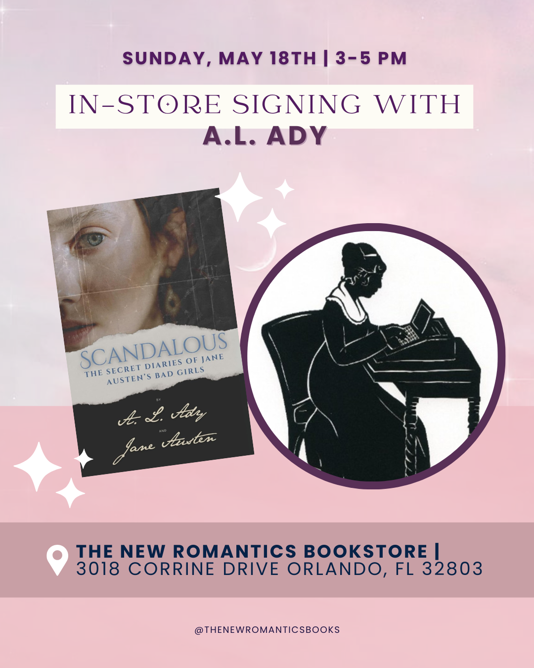 A.L. Ady | In-Store Author Signing – The New Romantics
