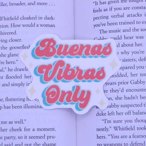 Buenas Vibras Only Sticker – The New Romantics