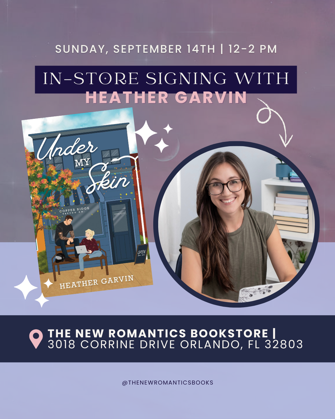 Heather Garvin | In-Store Author Signing – The New Romantics