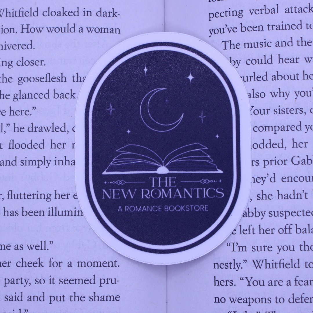 TNR Navy Oval Logo Sticker – The New Romantics