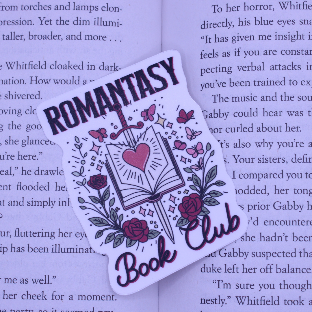 Romantasy Book Club Sticker – The New Romantics